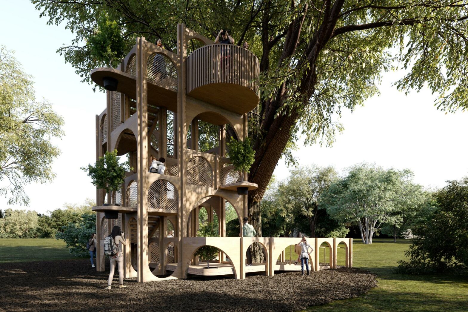 Treehouses at Kew Design Competition - Museum of Architecture